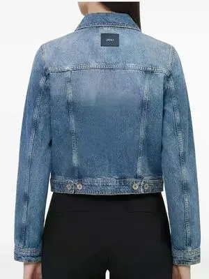 Liu Jo Zip-detail Denim Jacket - Blue