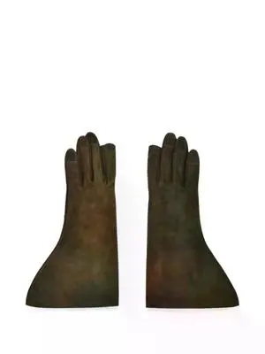 Rick Owens Gleam Lambskin Gloves - Brown