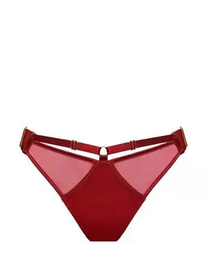 BORDELLE Signature Mesh Adjustable-strap Briefs - Red