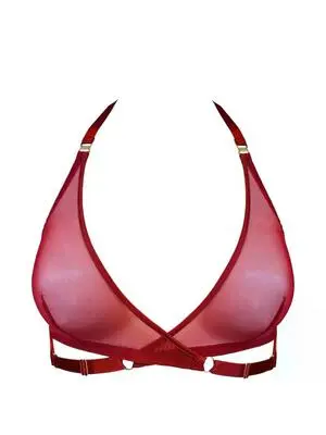 BORDELLE Signature Mesh Wrap Bra - Red