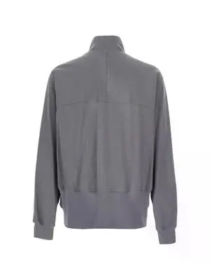 Rick Owens Zip-up High-neck Sweatshirt - Grey