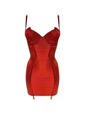 BORDELLE Signature Paneled Mini Dress