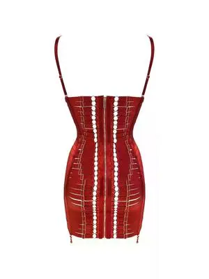 BORDELLE Signature Paneled Mini Dress