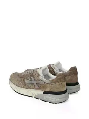 Premiata Mick 0.1 Suede-panel Low-top Sneakers