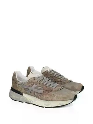 Premiata Mick 0.1 Suede-panel Low-top Sneakers
