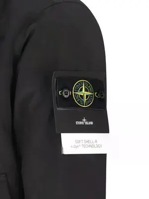 Stone Island Soft Shell-r Hooded Windbreaker