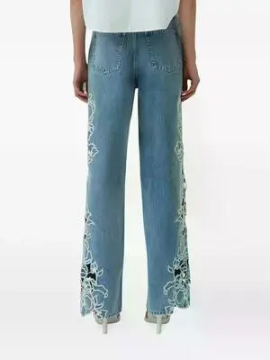 Simkhai Porter Embroidered Jeans