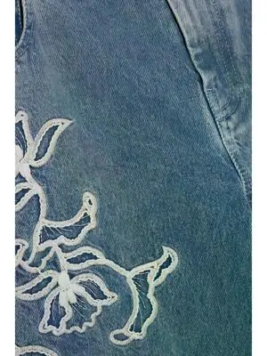 Simkhai Porter Embroidered Jeans