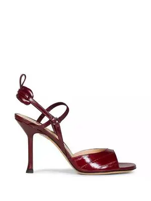 Fendi Very Colibrì Leather Sandals