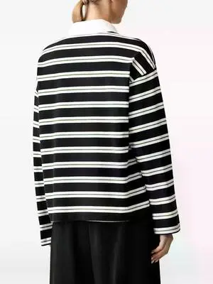 PUMA Striped Logo-embroidered Polo Shirt