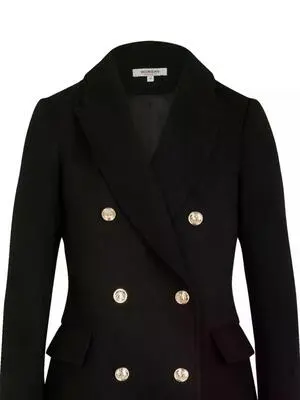MORGAN Double-breasted Peak Lapel Coat