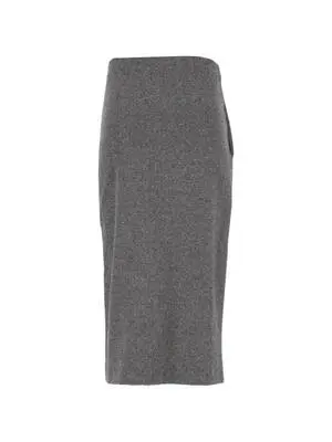 Max Mara Petali Chevron-patter Midi Skirt