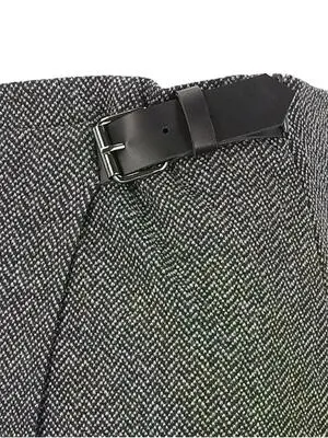 Max Mara Petali Chevron-patter Midi Skirt