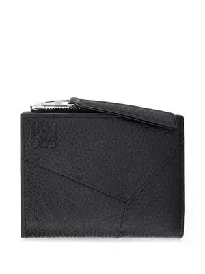 Loewe Puzzle Bi-fold Wallet - Black