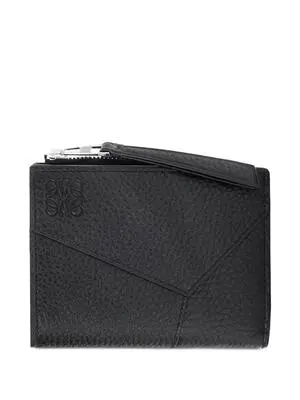 Loewe Puzzle Bi-fold Wallet - Black