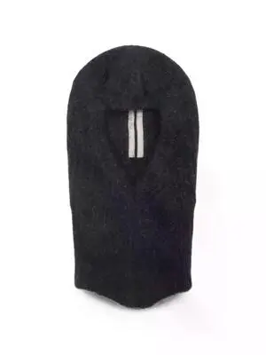 Rick Owens Ribbed-knit Cut-out Balaclava