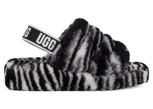 UGG Fluff Yeah Slide Zebra