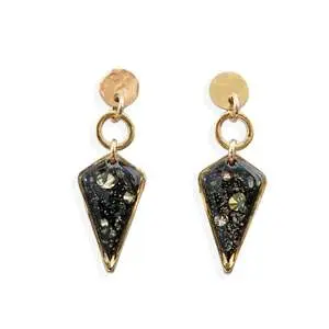 KATE KOEL Galaxy Diamond Drop Earrings - Gold