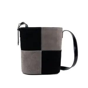 MKF COLLECTION - J'OMOR Arianna Bucket Bag Black - Grey