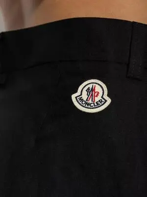 Moncler Logo-patch Straight-leg Trousers