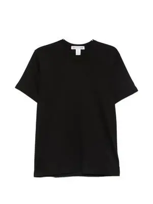 Comme Des Garçons Logo-print Cotton T-shirt - Black