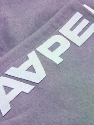 AAPE BY *A BATHING APE Logo-print Zip-up Hoodie - Purple
