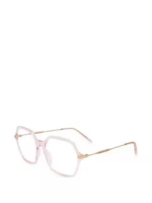 Marc Jacobs Geometric Frame Eyeglasses - Gold