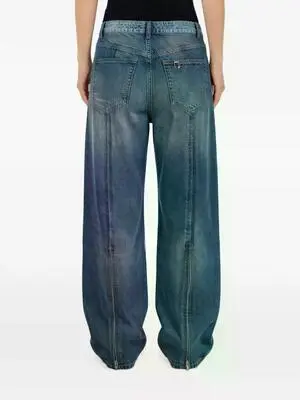Liu Jo Zip-detail Wide-leg Jeans