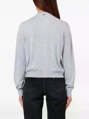 Liu Jo Wool Cardigan With Argyle-pattern