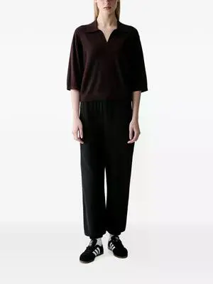 Adidas Logo-embroidered Track Pants
