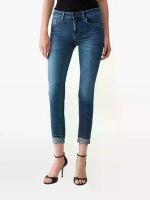 Liu Jo Skinny Jeans With Embellishments - Blue