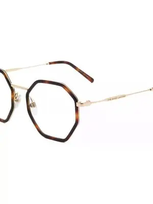 Marc Jacobs Havana Geometric-frame Eyeglasses