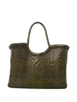 Dragon Diffusion Nantucket Optical Woven Tote Bag - Green