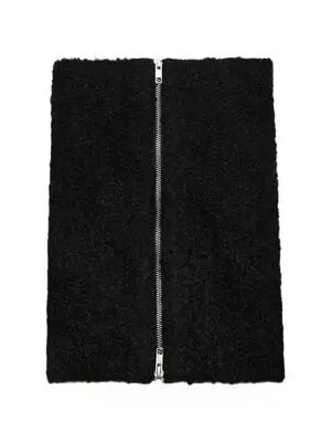 MAISON MARGIELA Fleece-texture Zipped Scarf