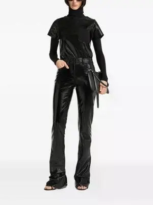 COURREGES Vinyl Straight-leg Trousers