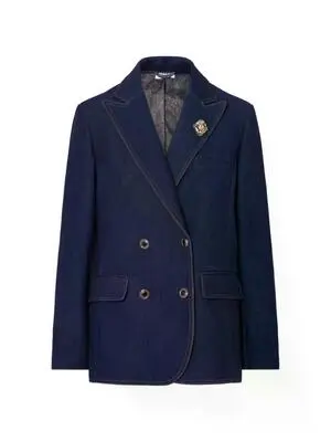Liu Jo Double-breasted Denim Blazer