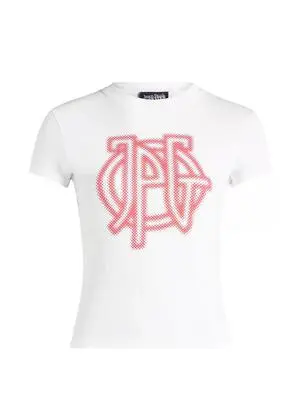 JEAN PAUL GAULTIER Fitted Logo T-shirt - White