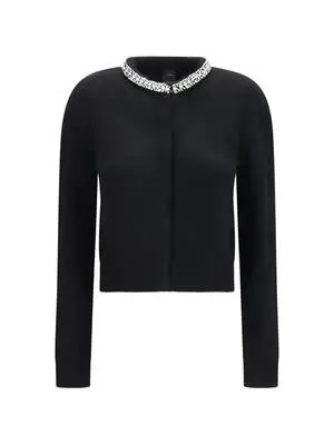 Pinko Crystal-embellished Cardigan - Black