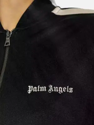 Palm Angels Embroidered Logo Side-stripe Sweatshirt