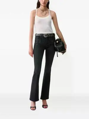 Liu Jo Bootcut Jeans With Rhinestones
