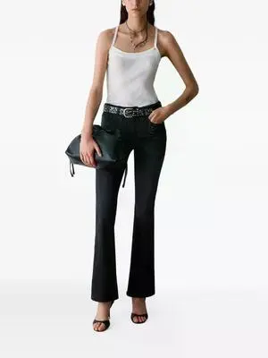 Liu Jo Bootcut Jeans With Rhinestones
