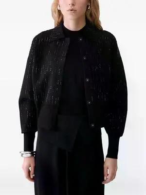 Liu Jo Knit Jacket With Gemstones