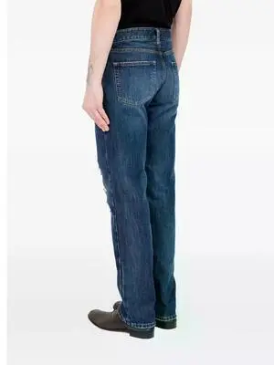 MAISON MARGIELA Distressed-finish Straight-leg Jeans