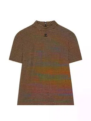 COURREGES Heritage Houndstooth-pattern Top