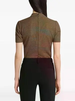 COURREGES Heritage Houndstooth-pattern Top