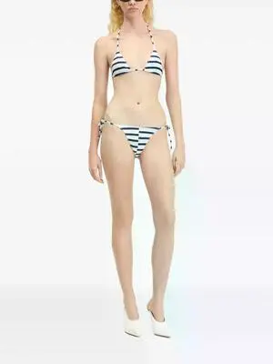 JEAN PAUL GAULTIER The Asymetric Marinière Bikini Set