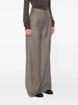 Tagliatore Virgin Wool Wide-leg Trousers