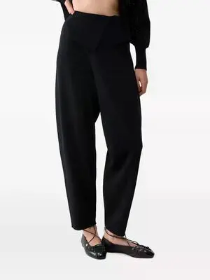 Liu Jo Fold-over Waist Knit Trousers
