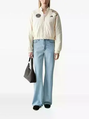 Adidas X Farm Rio Floral-print Jacket - Neutrals