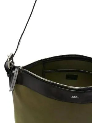 A.p.c. Vera Maxi Two-tone Shoulder Bag